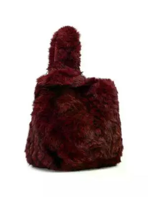 SILVIAN HEACH Faux-fur Tote Bag - Red