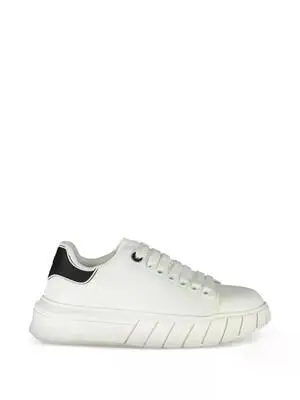 GAELLE PARIS Platform Lace-up Sneakers - White
