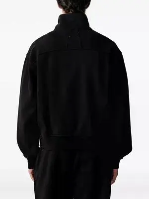 Rhude Logo-embroidered Quarter-zip Sweater