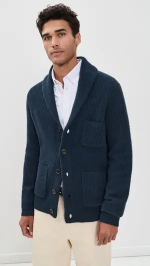 ALEX MILL Shawl Collar Cashmere Cardigan