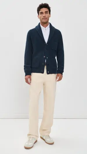 ALEX MILL Shawl Collar Cashmere Cardigan