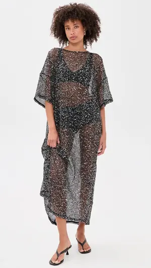 VRG GRL Ivette Sequin Midi Dress