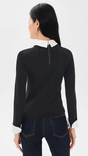 Alice + Olivia Porla Collared Sweater