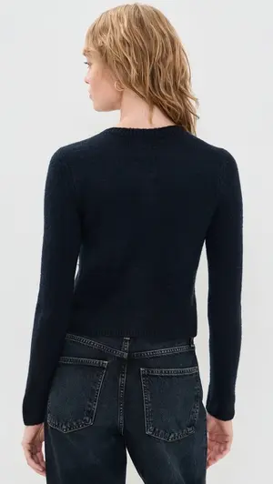 DAZE Muse Embroidered Fitted Cardigan