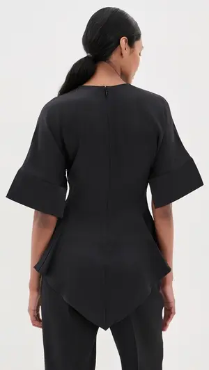 Stella McCartney Ruffled Satin Top