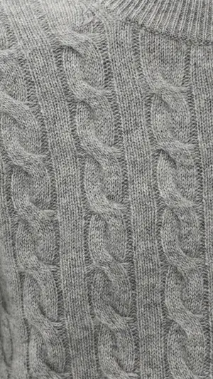 ALEX MILL Jordan Cable Cashmere Sweater