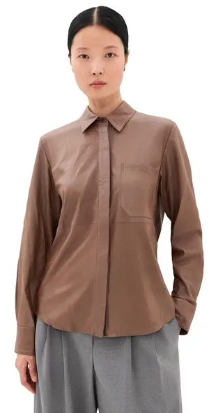 TWP Cowboy Top Update Shirt - Pinecone