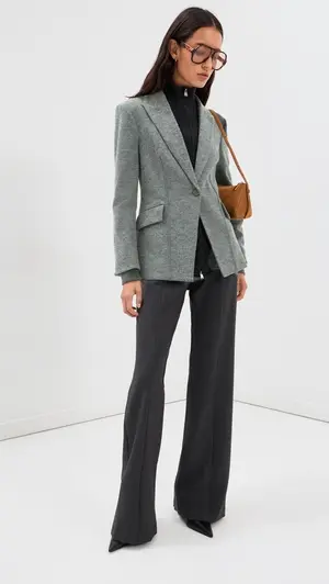 Simkhai Auden Knit Combo Blazer