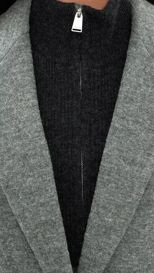 Simkhai Auden Knit Combo Blazer
