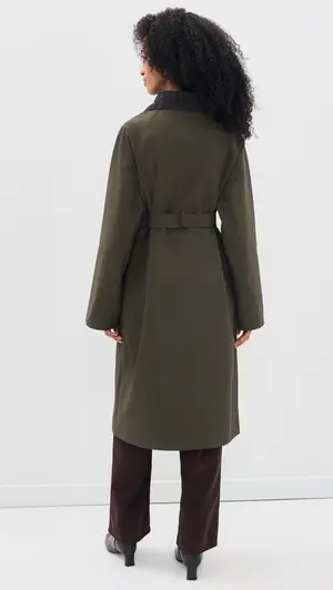 Line & Dot Palmer Reversible Trench Coat