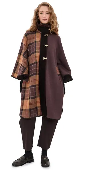 Barbour Elva Knitted Cape - Multi