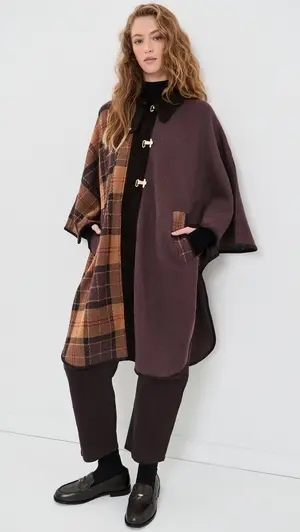 Barbour Elva Knitted Cape