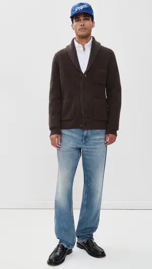 ALEX MILL Shawl Collar Cashmere Cardigan