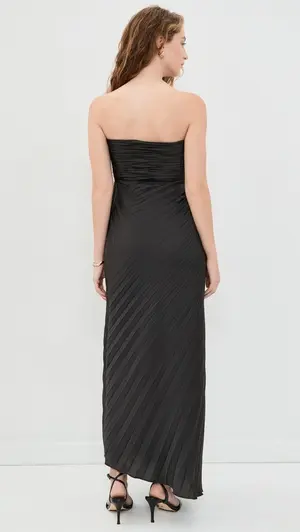 AMUR Alexandra Pleated Gown