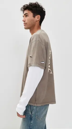 STOCKHOLM SURFBOARD CLUB Layer Box Tee