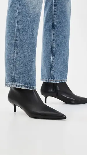 Staud Sebastian Kitten Heel Ankle Boots