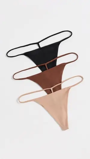 NEGATIVE Glace String Thong 3 Pack