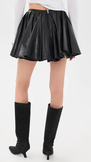 HAIKURE Ziggy Silky Leather Skirt