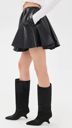 HAIKURE Ziggy Silky Leather Skirt