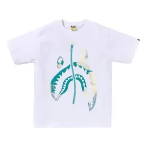 A BATHING APE Tie Dye Twist Bathing Ape T-shirt - White