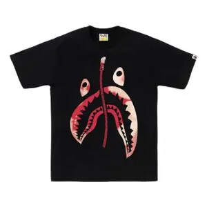 A BATHING APE Tie Dye Twist Bathing Ape T-shirt - Black