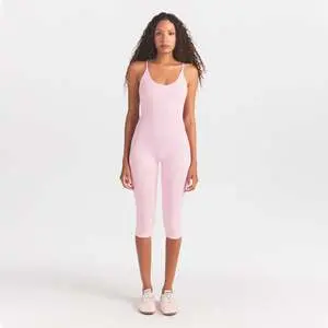 SKIMS Capri Catsuit | Pink | | Smooth Layers