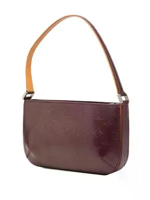 LOUIS VUITTON 2002 Monogram Mat Fowler Shoulder Bag - Purple