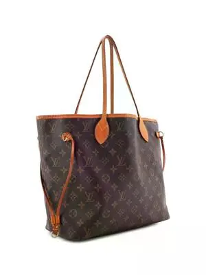 LOUIS VUITTON Neverfull Monogram Canvas Mm Tote Bag - Brown
