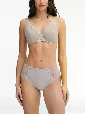 Chantelle Lace-embellished Underwired Bra