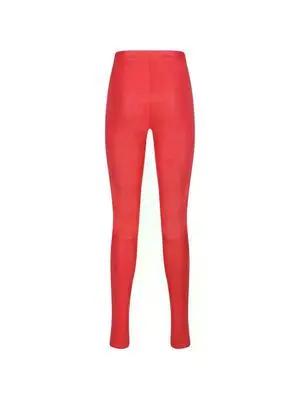 Zeynep Arçay High-waisted Leather Trousers