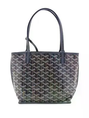 Goyard 2000-2026 Mini Goyardine Reversible Anjou Tote Bag - Blue