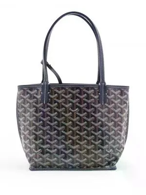 Goyard 2000-2026 Mini Goyardine Reversible Anjou Tote Bag - Blue
