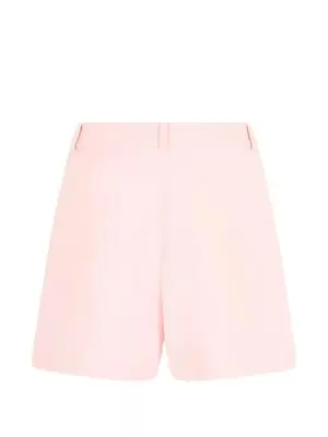 Moschino Pleated High-waisted Tailored Shorts