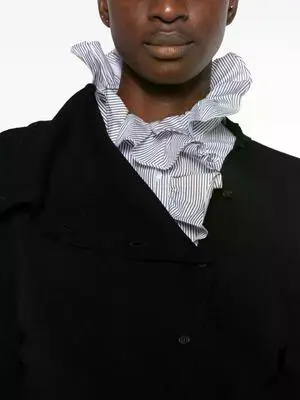 JUUN.J Asymmetric Button-fastening Cardigan