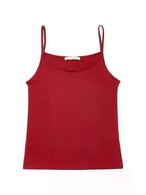AMOMENTO Ribbed Sleeveless Top