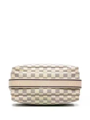 LOUIS VUITTON 2006 Damier Azur Naviglio Crossbody Bag - White