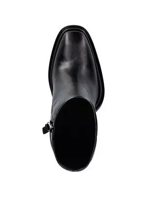 SOULIERS MARTINEZ Chueca Platform Square-toe Ankle Boots