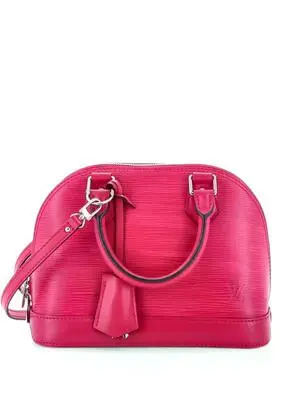 LOUIS VUITTON Alma Handbag Epi Leather Bb Satchel - Pink