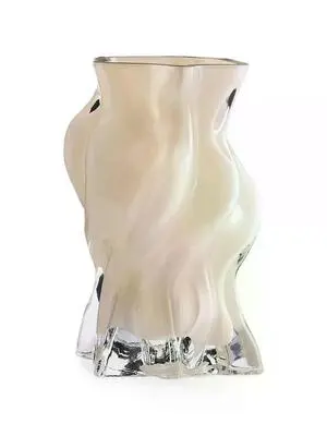 AYTM Vena Textured Glass Vase - Neutrals