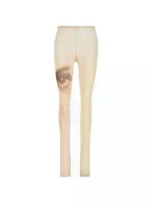 JEAN PAUL GAULTIER The Face Trousers - Neutrals