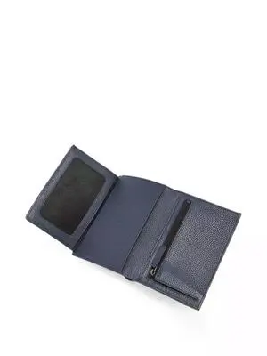 LANCEL Leon Grained-leather Wallet