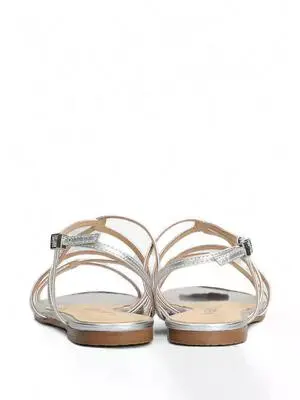 WERNER Multi-strap Leather Sandals - Silver
