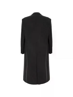 TONYWACK Double-breasted Herringbone Coat - Grey
