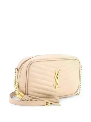 Saint Laurent Lou Camera Bag Matelasse Chevron Leather Mini Crossbody Bag