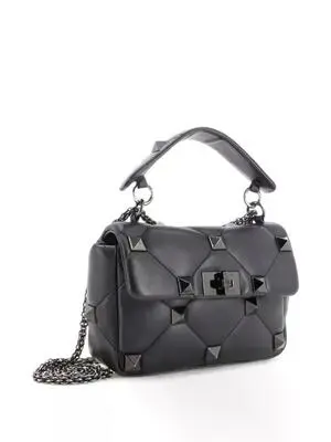 Valentino Garavani Roman Stud Flap Bag Quilted Leather Medium Crossbody Bag