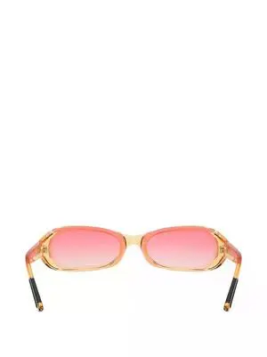 Miu Miu Rimless Rectangle-frame Sunglasses