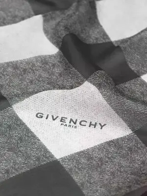 Givenchy Checked Square In Silk Georgette