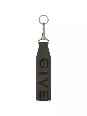 Givenchy Cargo Key Ring In Canvas - Grey