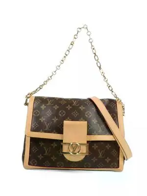 LOUIS VUITTON Gm Dauphine Soft Shoulder Bag - Brown
