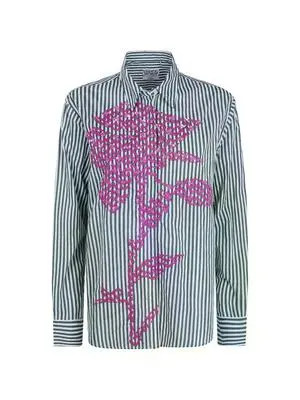 Essentiel Antwerp Kdot Sequin-embellished Striped Shirt